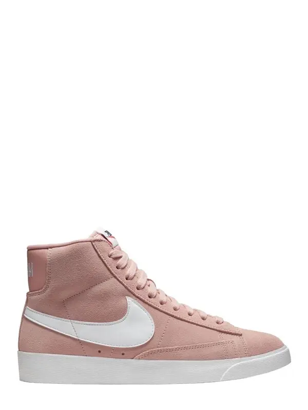 Nike Blazer Mid Vintage Suede Stardust Sneakers - Coral/white