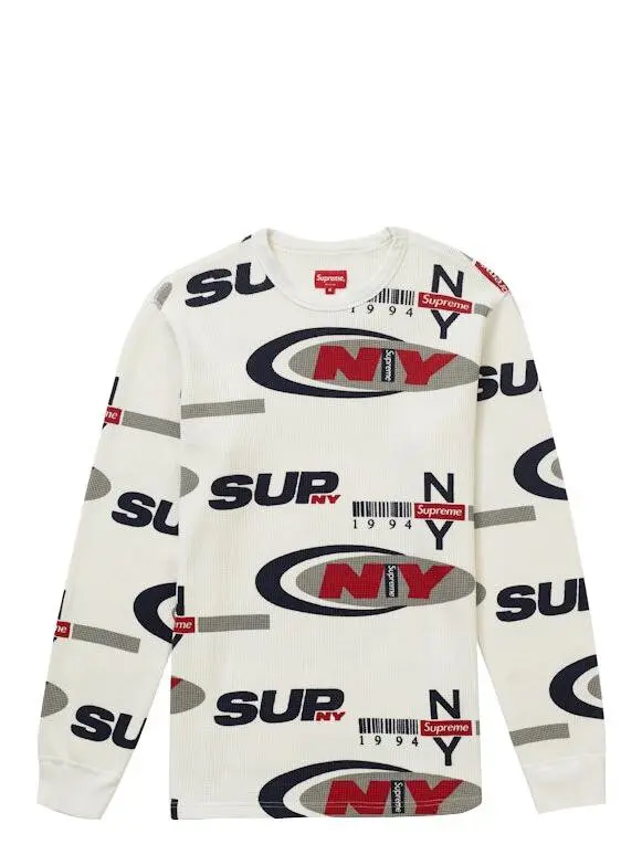 Supreme Ny Waffle Thermal - White