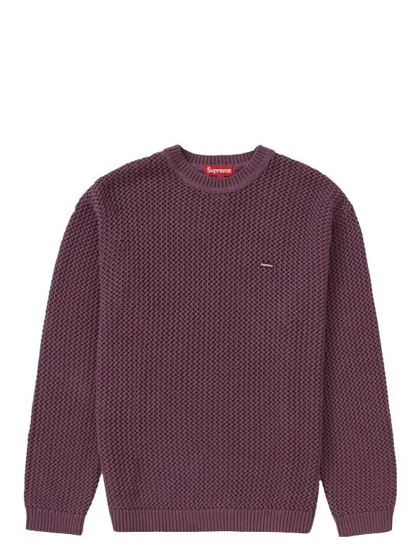 Supreme Open Knit Small Box Sweater - Dusty Purple
