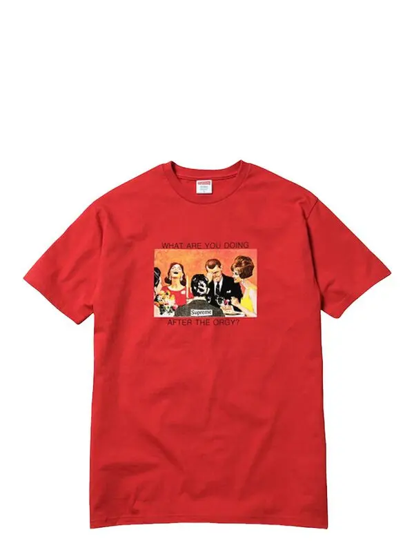 Supreme Orgy Tee Shirt - Red