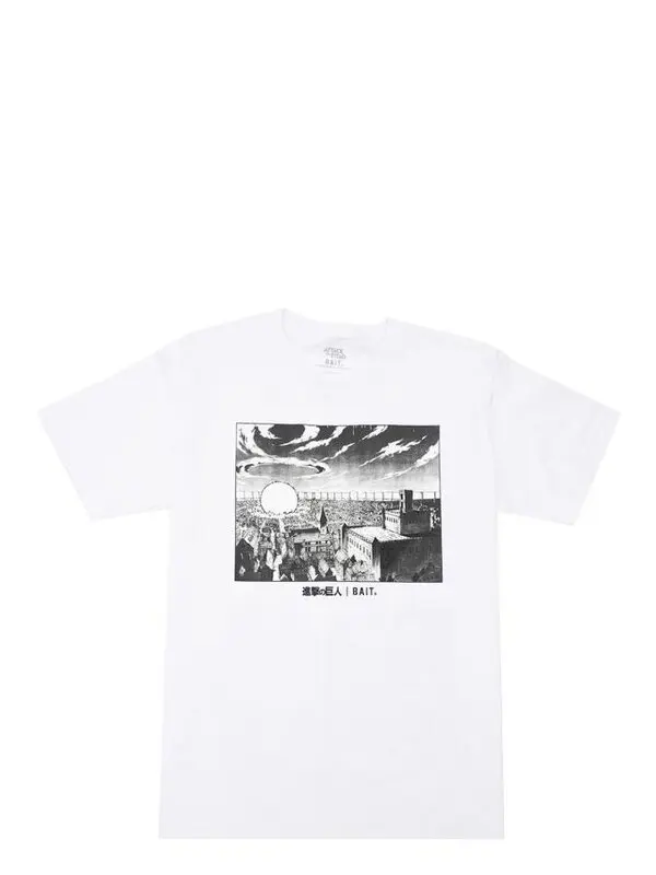 BAIT X Attack On Titan Transformation Tee Shirt - White
