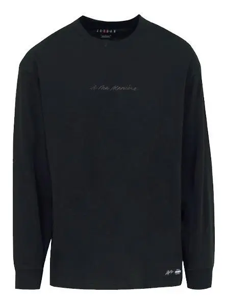 JORDAN X A Ma Maniere Long Sleeve Tee Shirt - Black