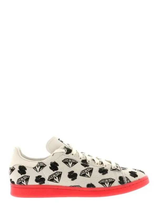 Adidas Stan Smith Pharrell Bbc Sneakers - Chalk White/red