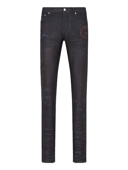 Dior X Cactus Jack Slim-fit Jeans - Blue