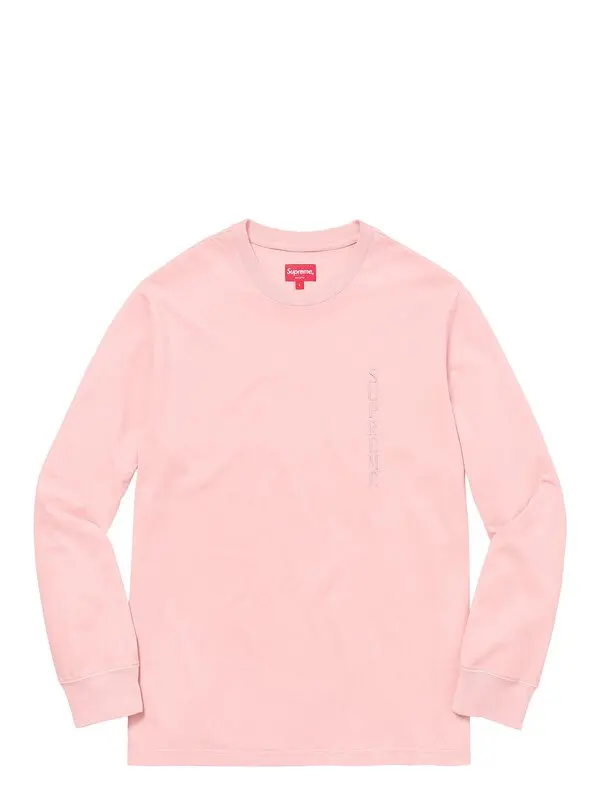Supreme Overdyed Long Sleeve Top - Pink