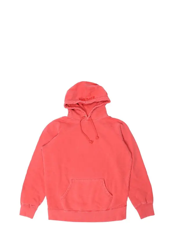 Supreme Overdyed Hooded Sweatshirt - Red