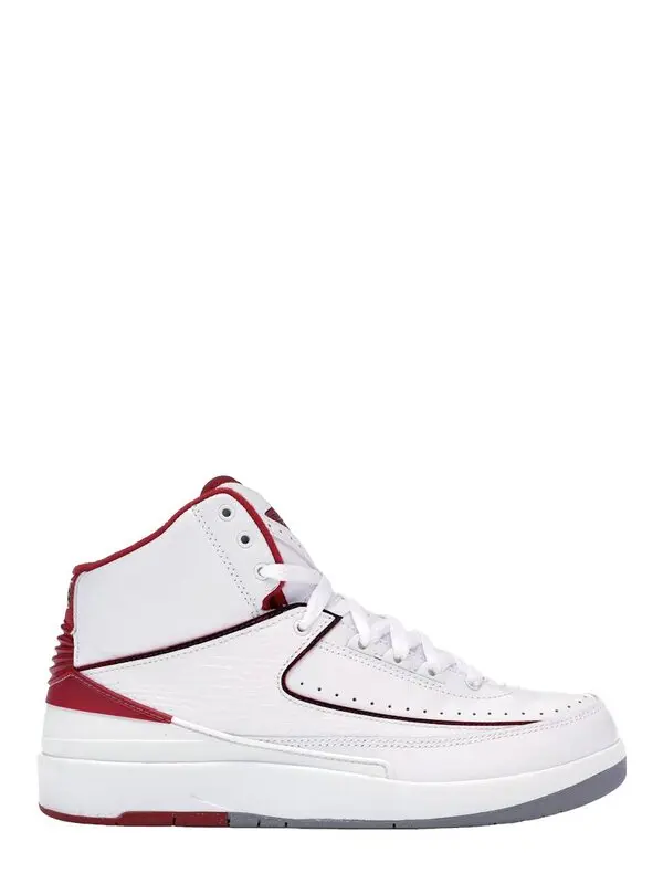 JORDAN 2 Retro - White/black/varsity Red