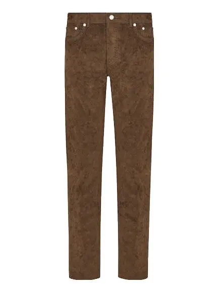 Dior X Cactus Jack Slim-fit Jeans - Mocha Brown