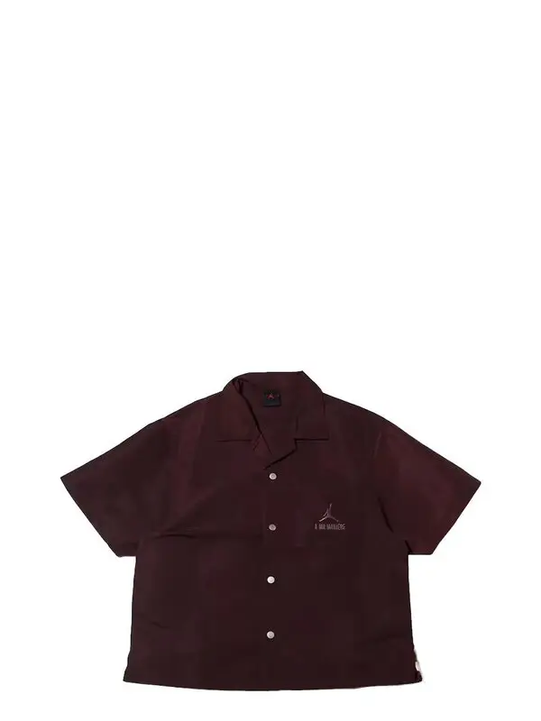 JORDAN X A Ma Maniere Warm Up Shirt - Mahogany