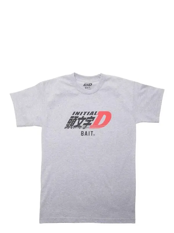 BAIT X Initial D Logos Tee Shirt - Gray