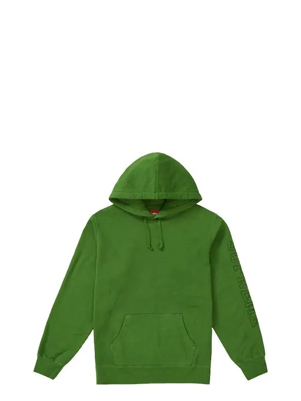 Supreme Overdyed Hooded Sweatshirt - Green