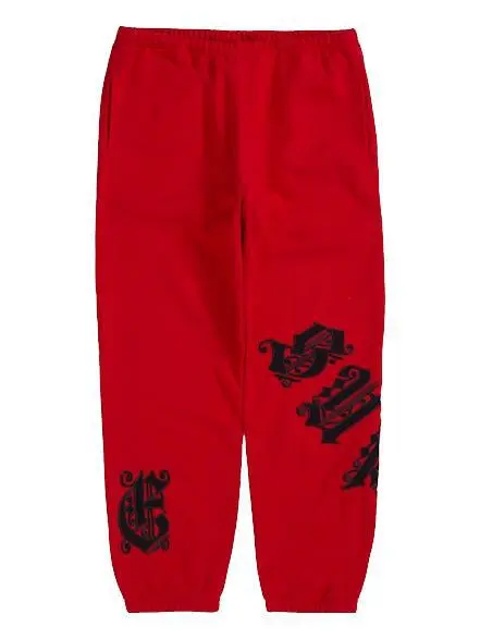 Supreme Old English Wrap Sweatpant - Red