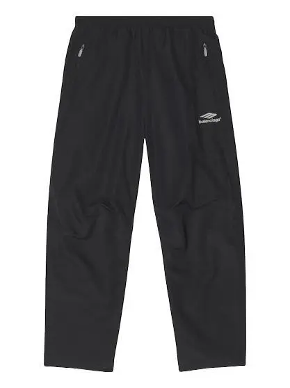 Balenciaga 3b Sports Icon Small Fit Tracksuit Pants - Black/grey Logo