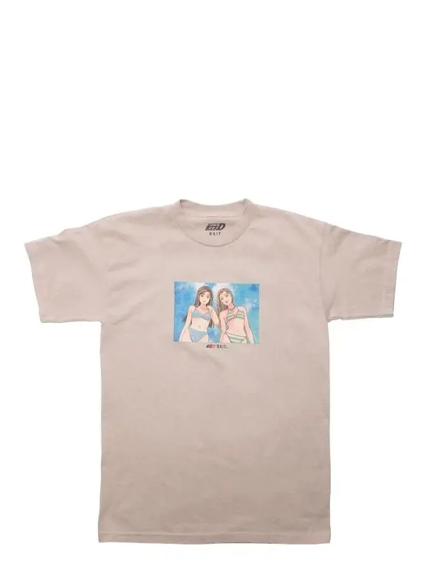 BAIT X Initial D Impact Blue Tee Shirt - Sand