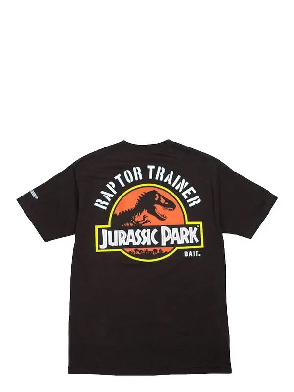 BAIT X Jurassic Park Raptor Trainer Tee Shirt - Black