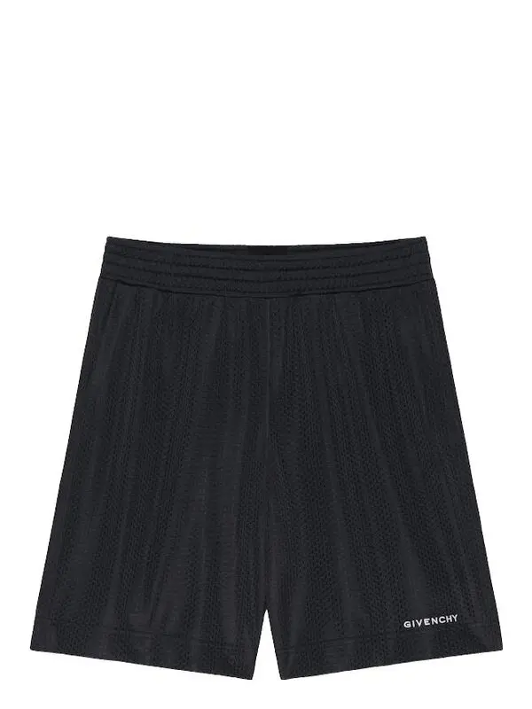 Givenchy Mesh Bermuda Shorts - Black