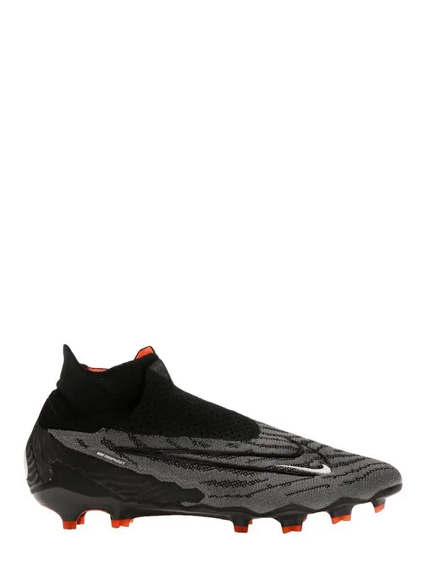 Nike Gripknit Phantom Gx Elite Dynamic Fit Fg - Black/dark Smoke Grey/total Orange
