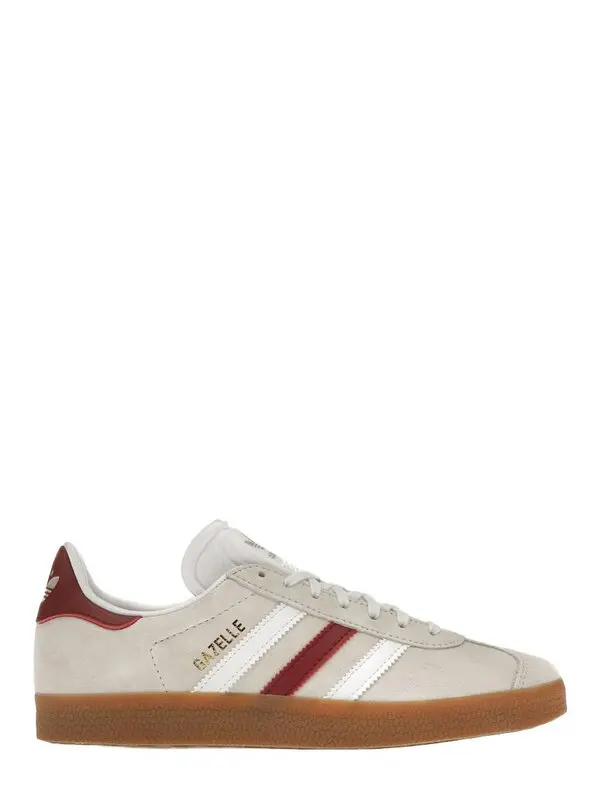Adidas Gazelle Aluminum Sneakers - Aluminium/cloud White/collegiate Burgundy