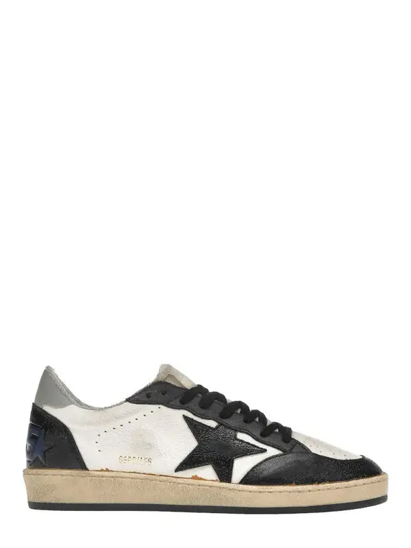 GOLDEN GOOSE Ball Star Sneakers - Black/white/grey