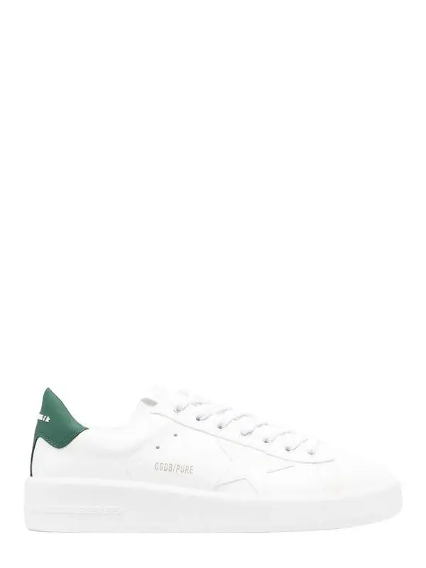 GOLDEN GOOSE Pure Star Sneakers - White/green