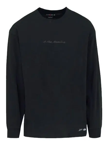 JORDAN X A Ma Maniere Long Sleeve Tee Shirt - Black