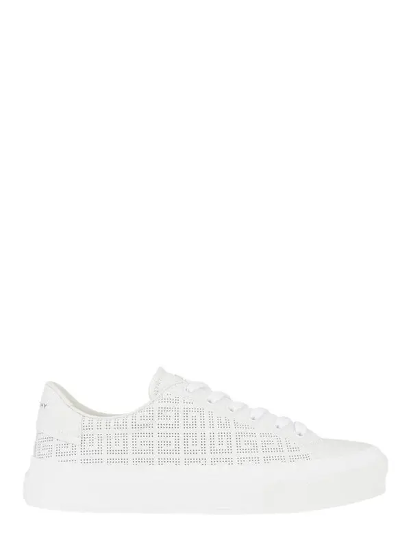 Givenchy City In 4g Perforated Jacquard - White