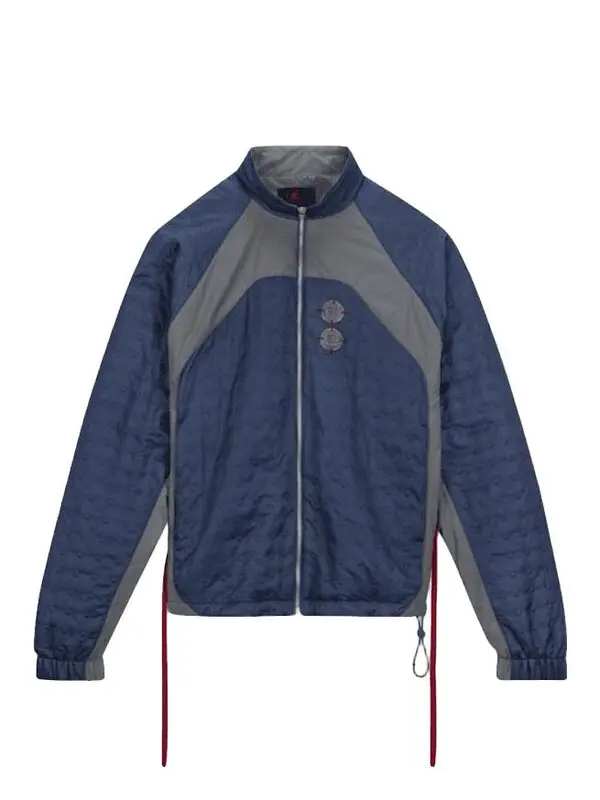 JORDAN X Clot Woven Jacket - Navy Blue