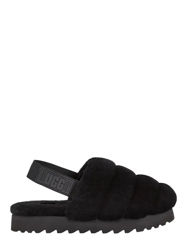 UGG Super Fluff Slipper - Black