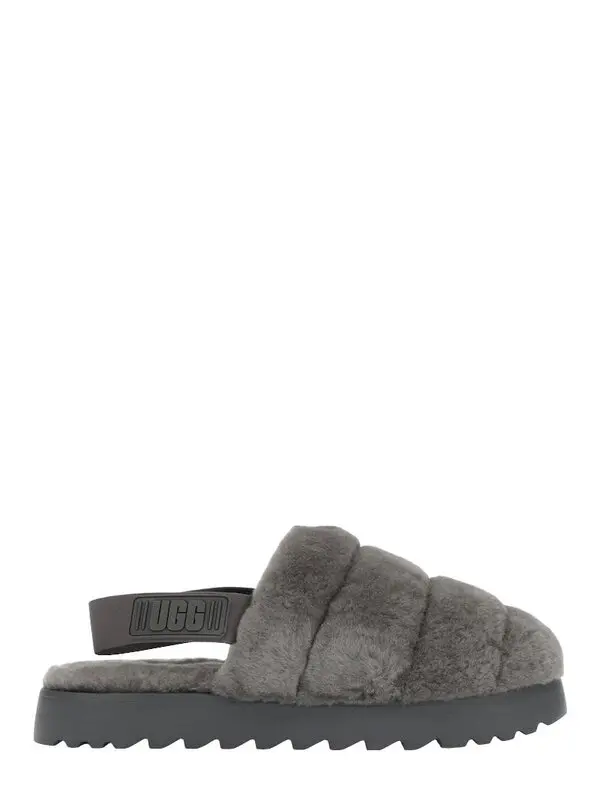 UGG Super Fluff Slipper - Charcoal