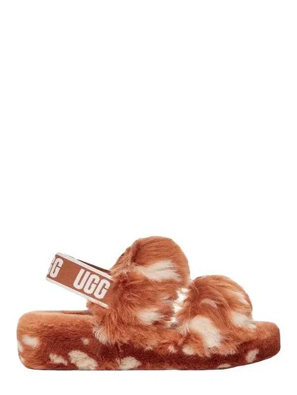 UGG Oh Yeah Slide Spots - Natural/cream