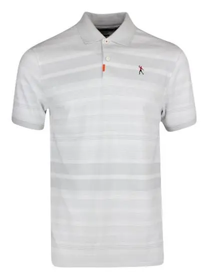 Nike Golf Tiger Woods Heritage Slim Fit Polo Shirt - Photon Dust/white