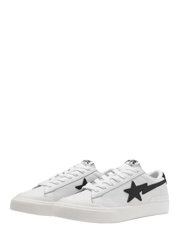 BAPE A Bathing Ape Mad Stain Sneakers - White/black