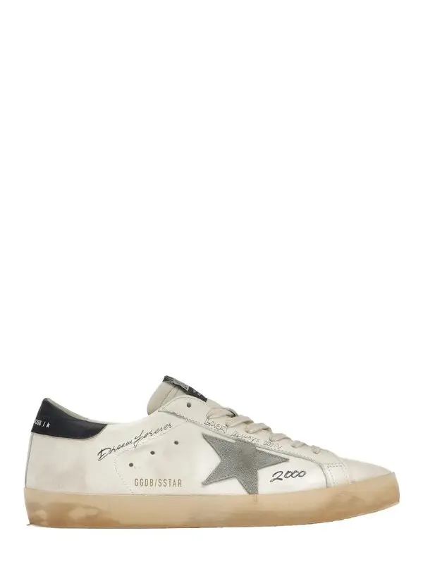 GOLDEN GOOSE Super-star Dream Forever Sneakers - White/grey/black