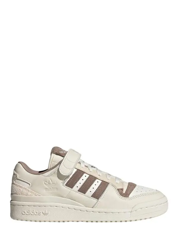 Adidas Forum Low Fleece Sneakers - Chalk White/halo Ivory