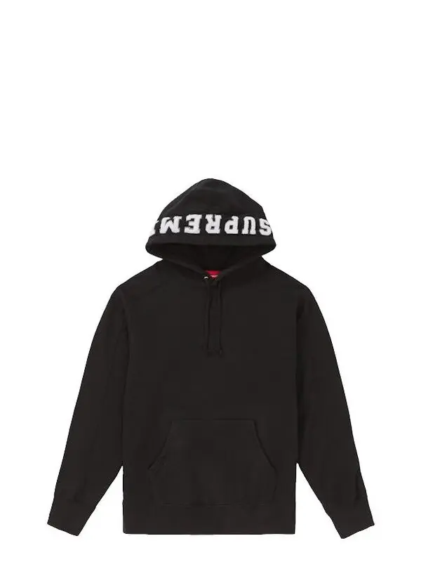 Supreme Paneled Hooded Sweatshirt - Black