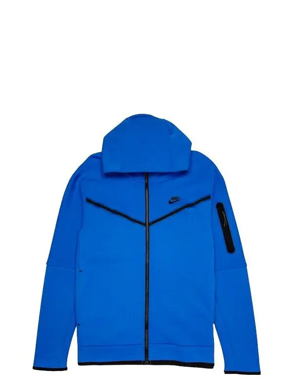 Nike Hooded Sportswear Tech Fleece Fullzip Hoodie - Signal Blue/black