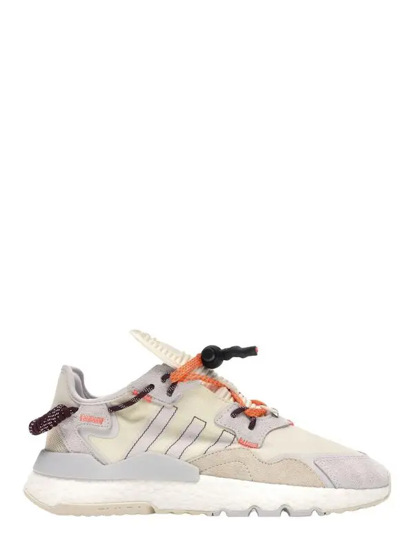 Adidas Nite Jogger Beyonce Ivy Park Sneakers - Ecru Tint/grey/solar Orange