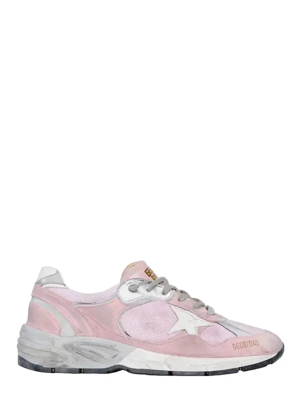GOLDEN GOOSE Dadstarin Sneakers - Blush Pink/bone White