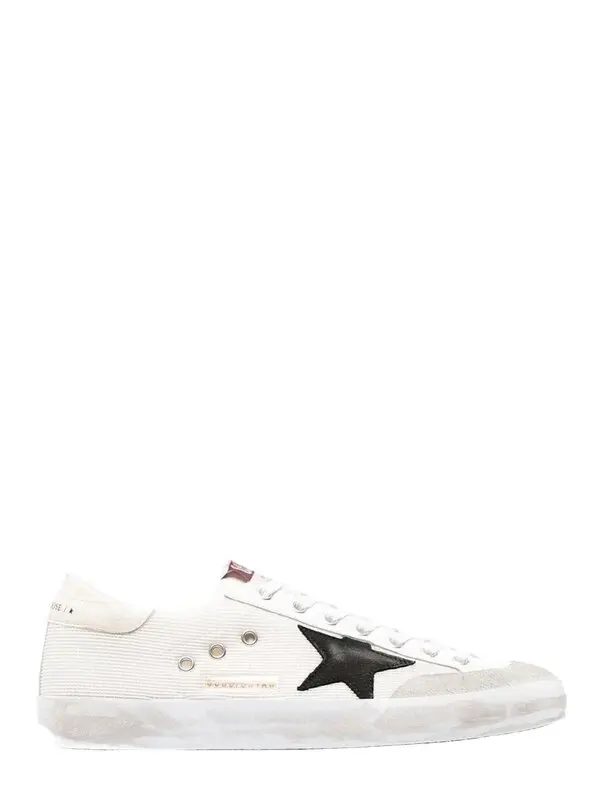 GOLDEN GOOSE Super-star Nylon Sneakers - White/black/beige