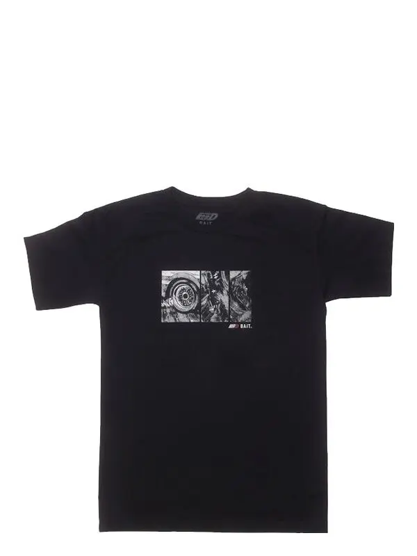 BAIT X Initial D How To Drift Tee Shirt - Black