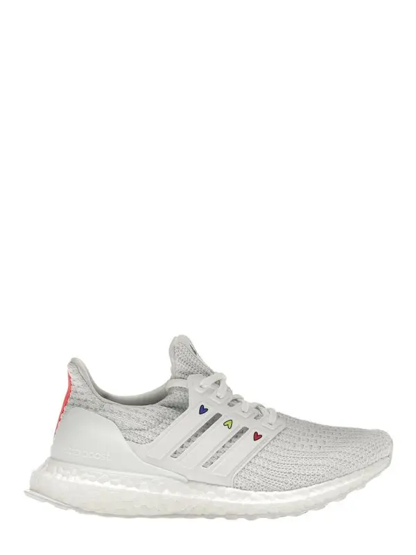 Adidas Ultra Boost 4.0 Dna Hearts Pack Sneakers - Cloud White/chalk White/solar Red