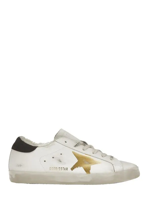 GOLDEN GOOSE Superstar Star Sneakers - White/gold
