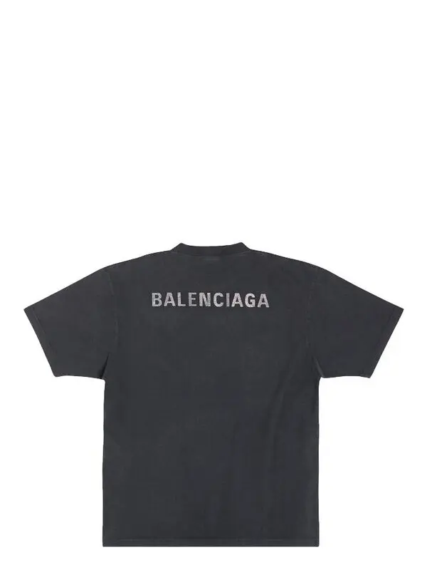 Balenciaga Large Fit T-shirt - Black