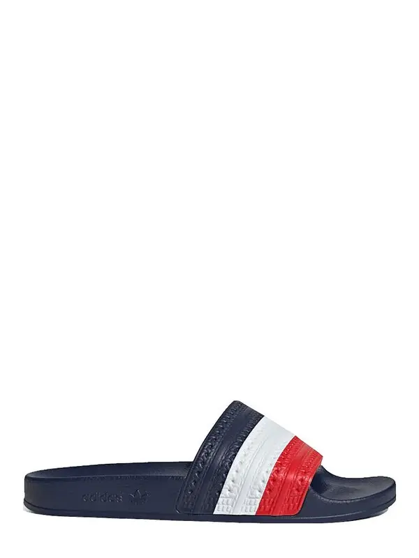 Adidas Adilette Netherlands Slides - Red/collegiate Navy Blue/cloud White