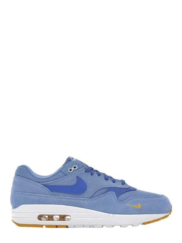 Nike Air Max 1 Mini Swoosh - Work Blue/yellow Ochre/mountain Blue