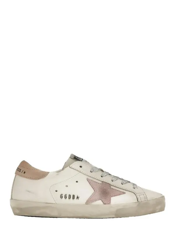 GOLDEN GOOSE Superstar Sneakers - Optic White/antique Pink/nougat