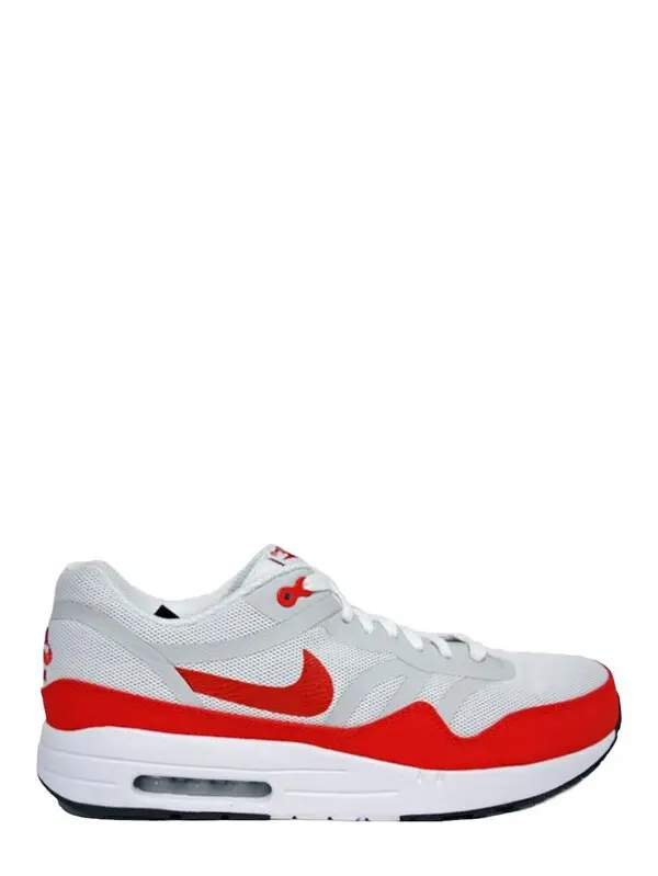 Nike Air Max 1 Premium Tape Qs - White/grey/challenger Red