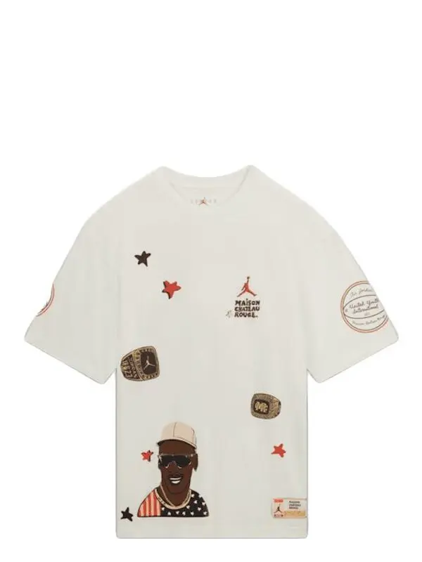 JORDAN X Maison Chateau Rouge T-shirt - White