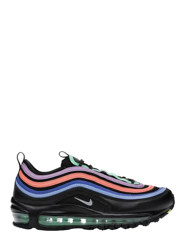 Nike Air Max 97 Sneakers - Black/electro Green/fuchsia Glow