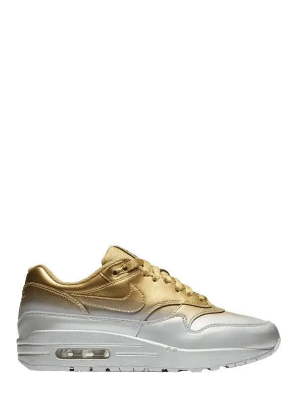 Nike Air Max 1 Lx Sneakers - Metallic Gold/metallic Platinum/flat Gold